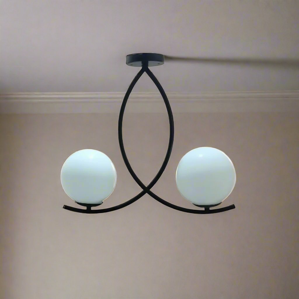 Double Ceiling Lamp 48x40cm - ENA61 – Chic Homz