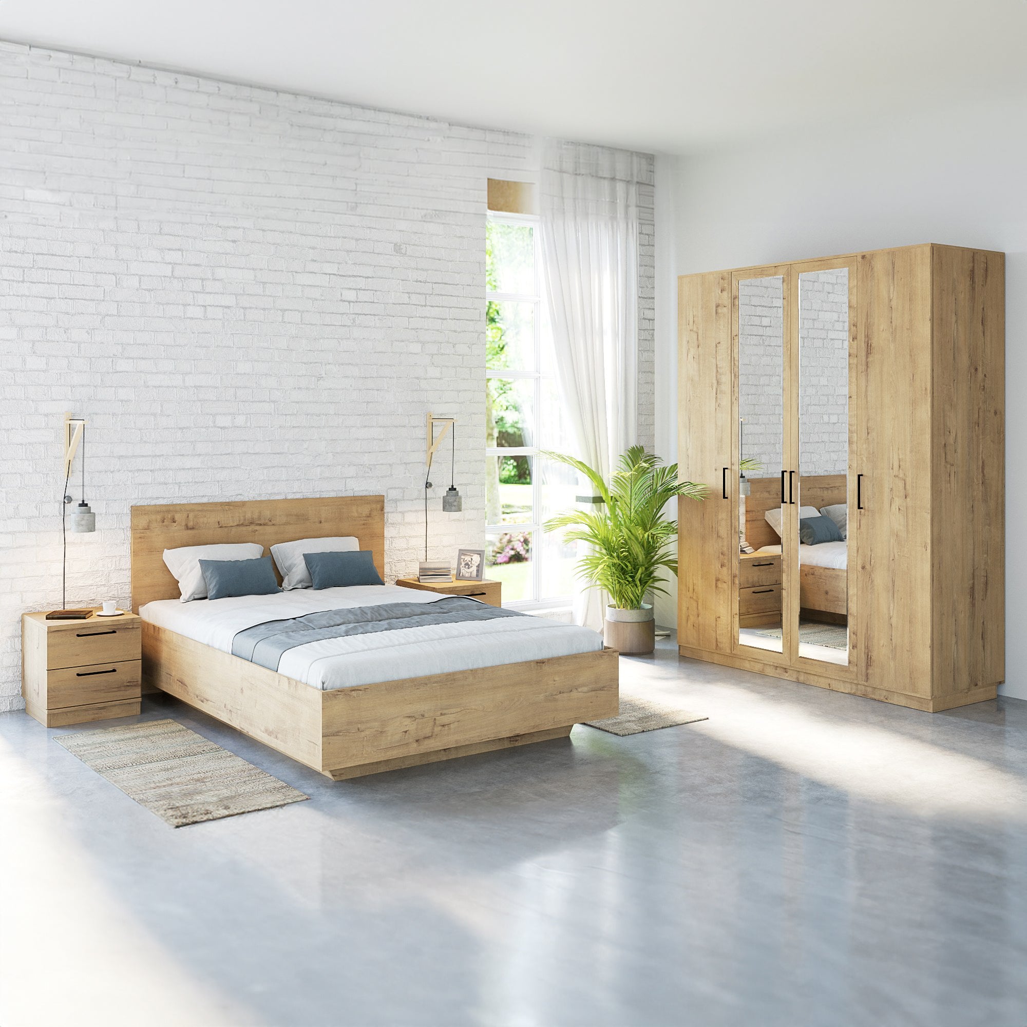 Full bedroom - 4 pieces - WK192 – Chic Homz