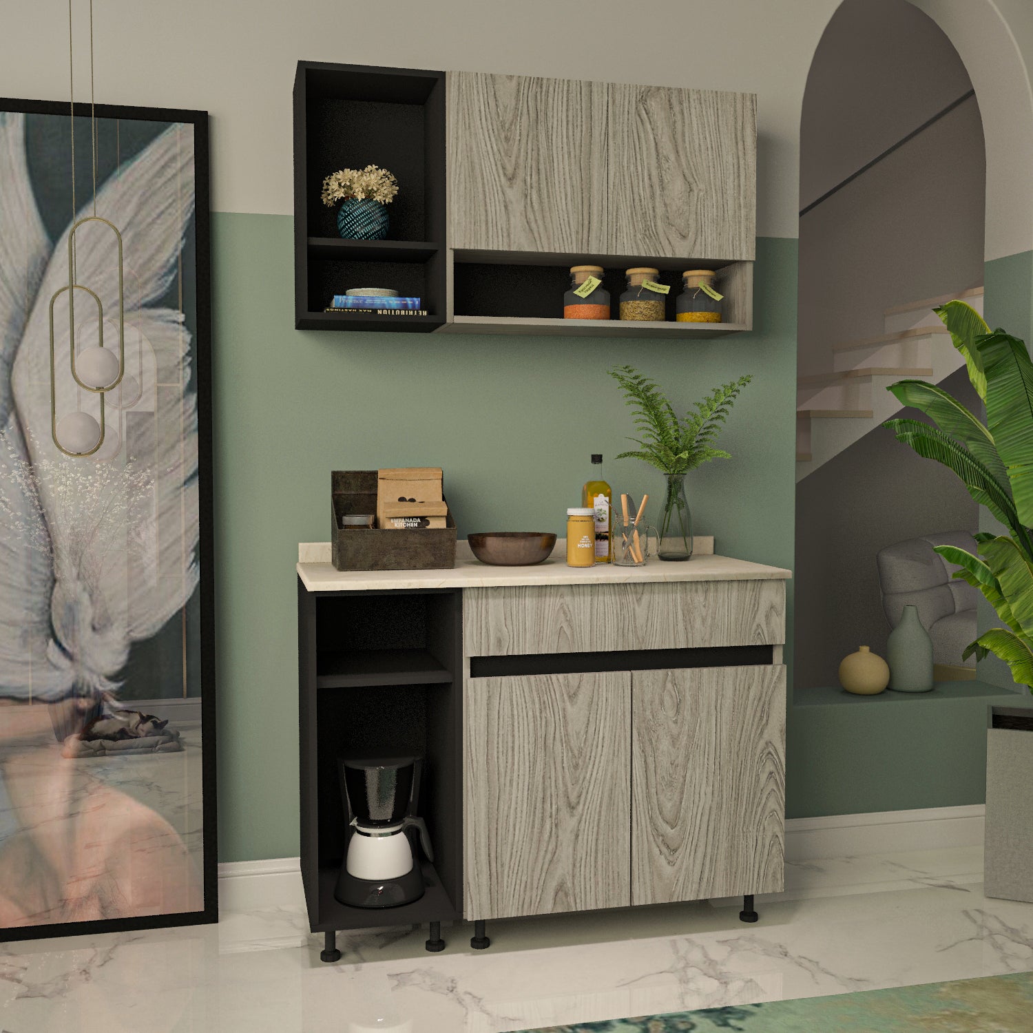 Kitchen - 2 pieces - ZAF199 – Chic Homz