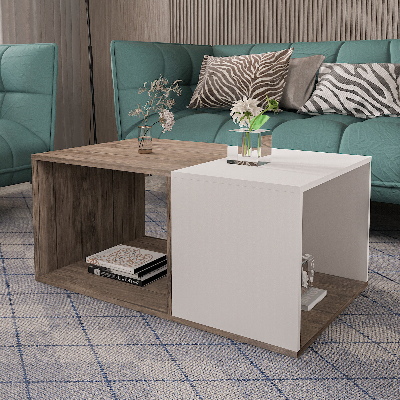 Coffee table 60 x 100 cm - ZAF26 – Chic Homz