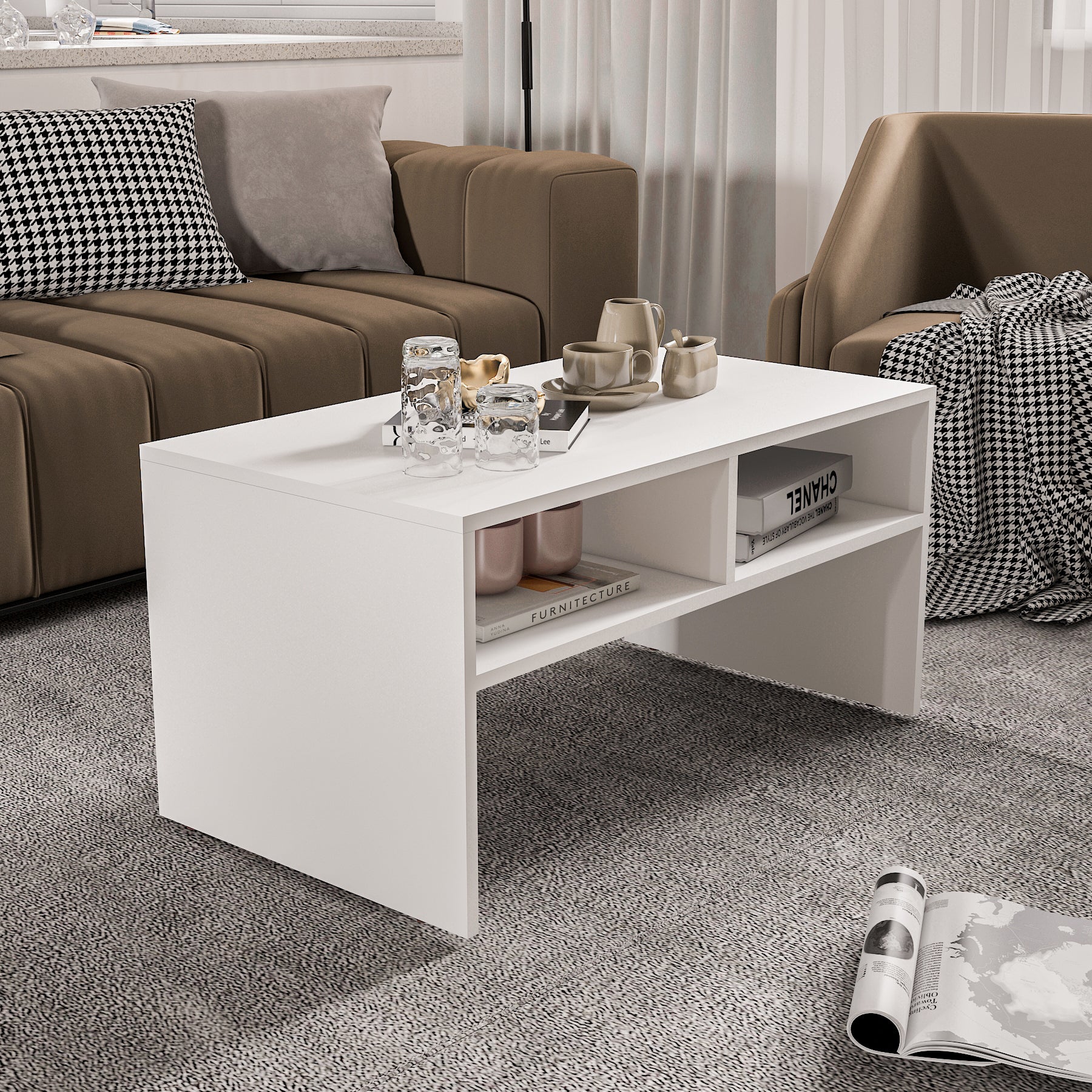 Coffee table 50 x 90 cm - ZAF6 – Chic Homz