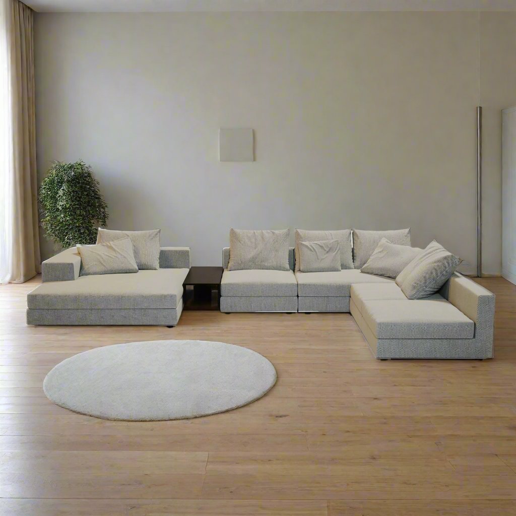 Beech wood corner sofa 360 x 220 cm - DECO273 – Chic Homz