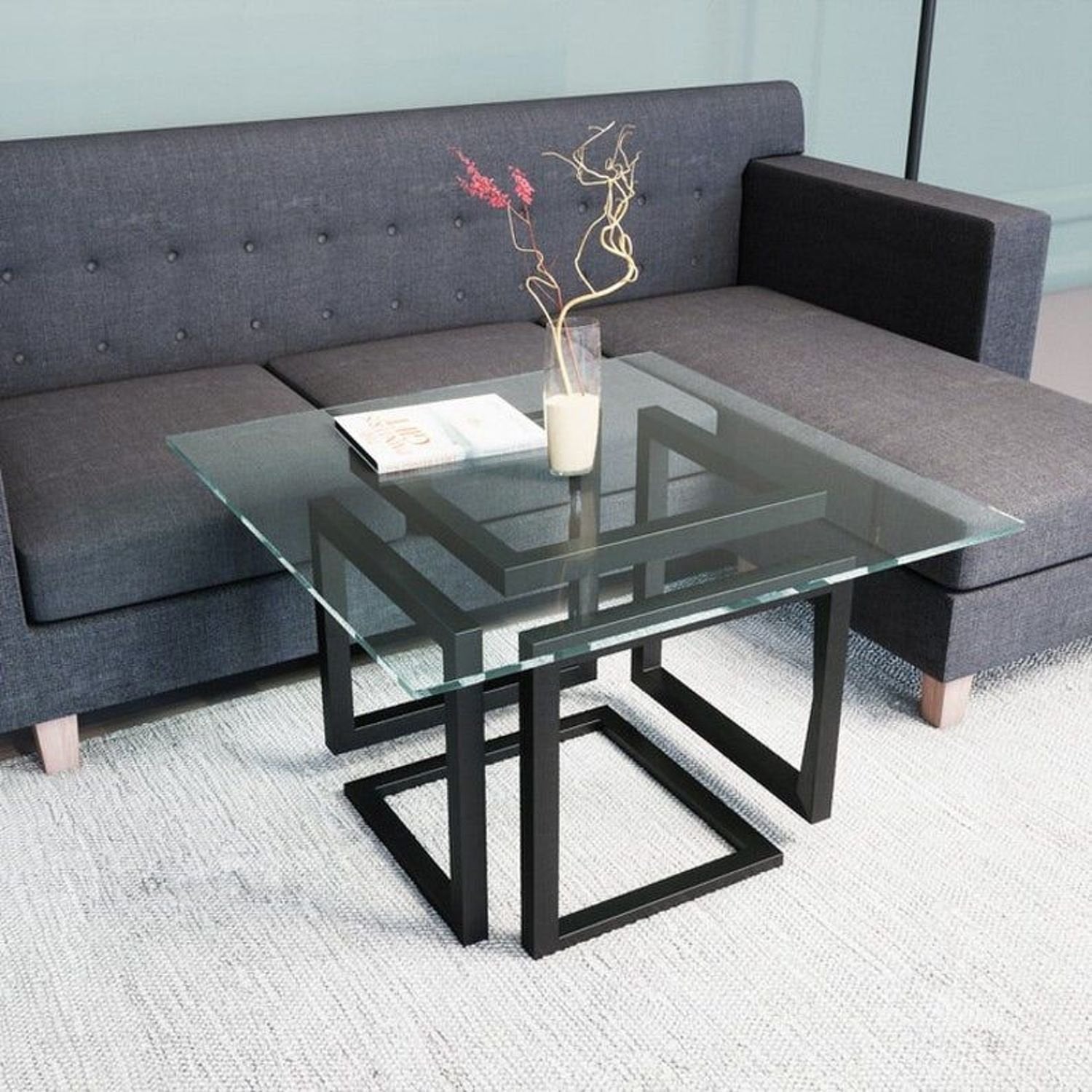 Coffee table 80 x 80 cm - EBA165 – Chic Homz