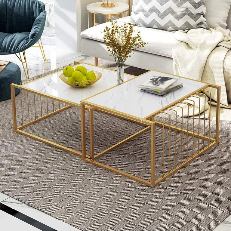 Coffee tables set - 2 pieces - EBA100 – Chic Homz