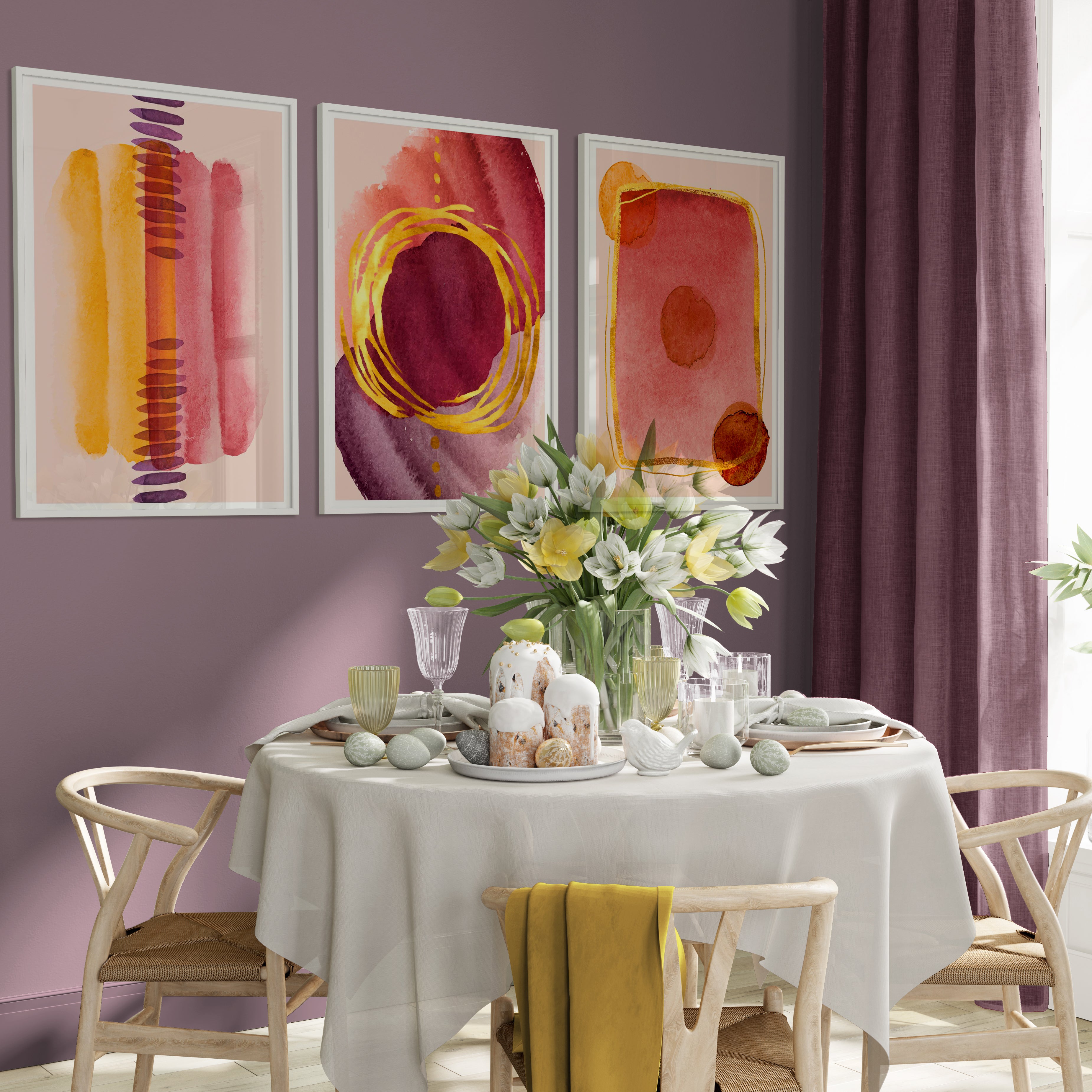 Tableau set - 3 pieces - PIC203 – Chic Homz