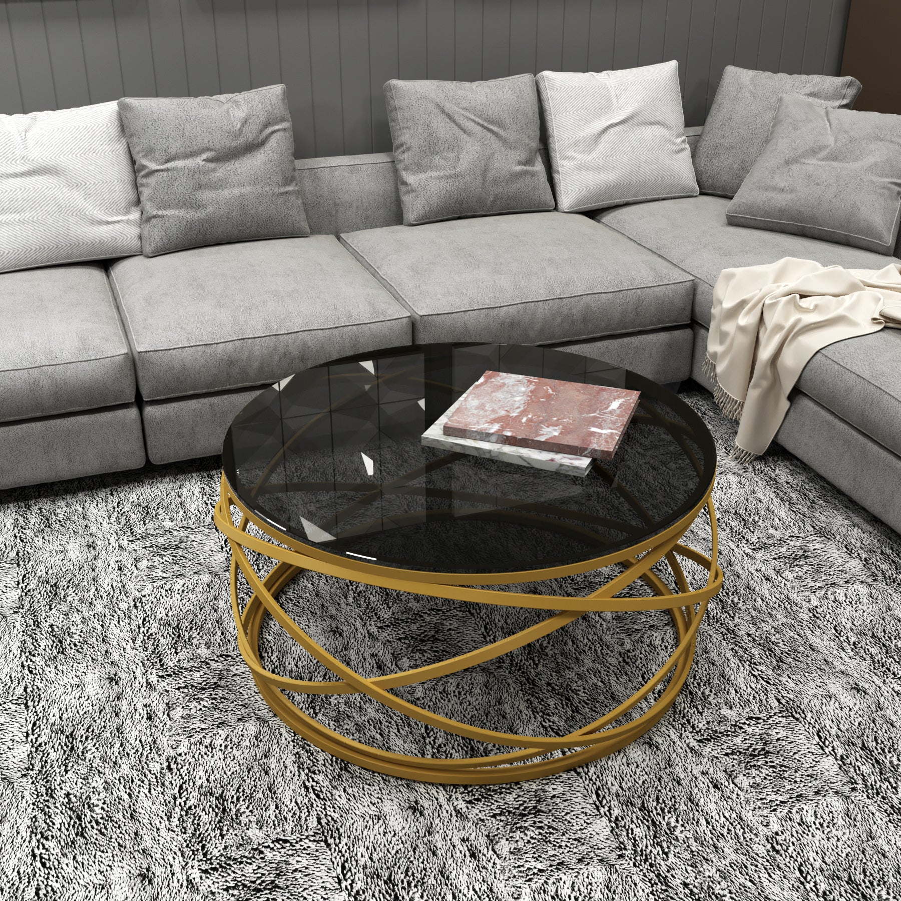 Coffee table 90x45cm - OX101 – Chic Homz