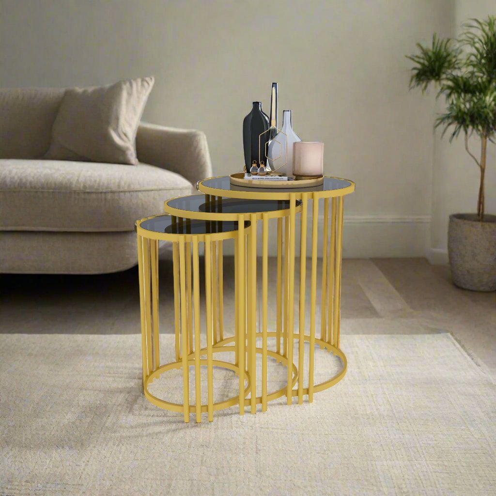 Side Table Set - 3 Pieces - OX120 – Chic Homz