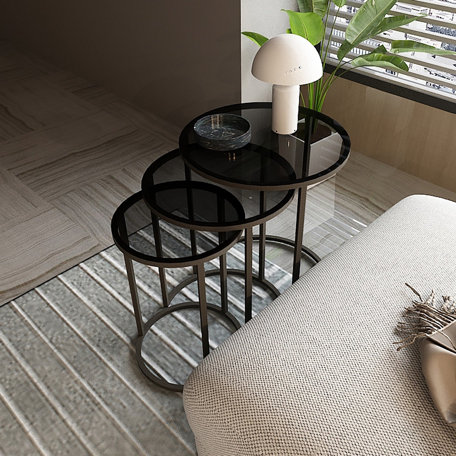 Side Table Set - 3 Pieces - DAS52 – Chic Homz