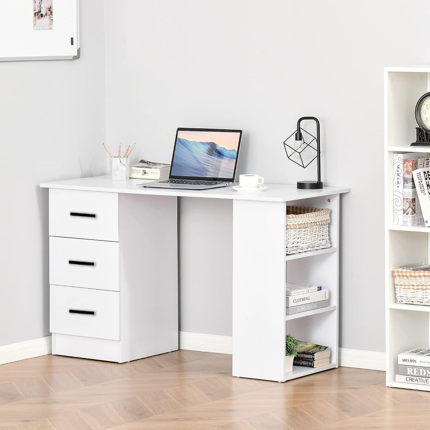 Wide range of home offices and work desks with practical storage spaces ...