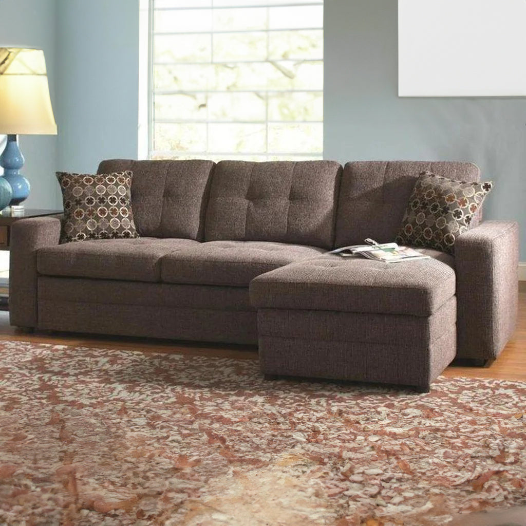 Beech wood corner sofa 260x170cm - KET9 – Chic Homz
