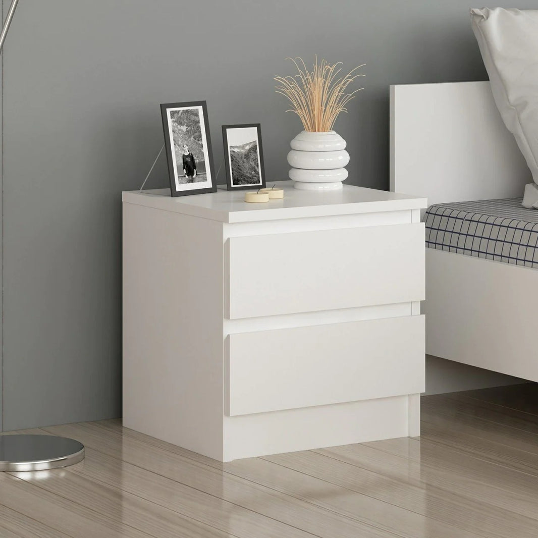 Stylish bedside commodes with practical storage drawers, perfect for ...