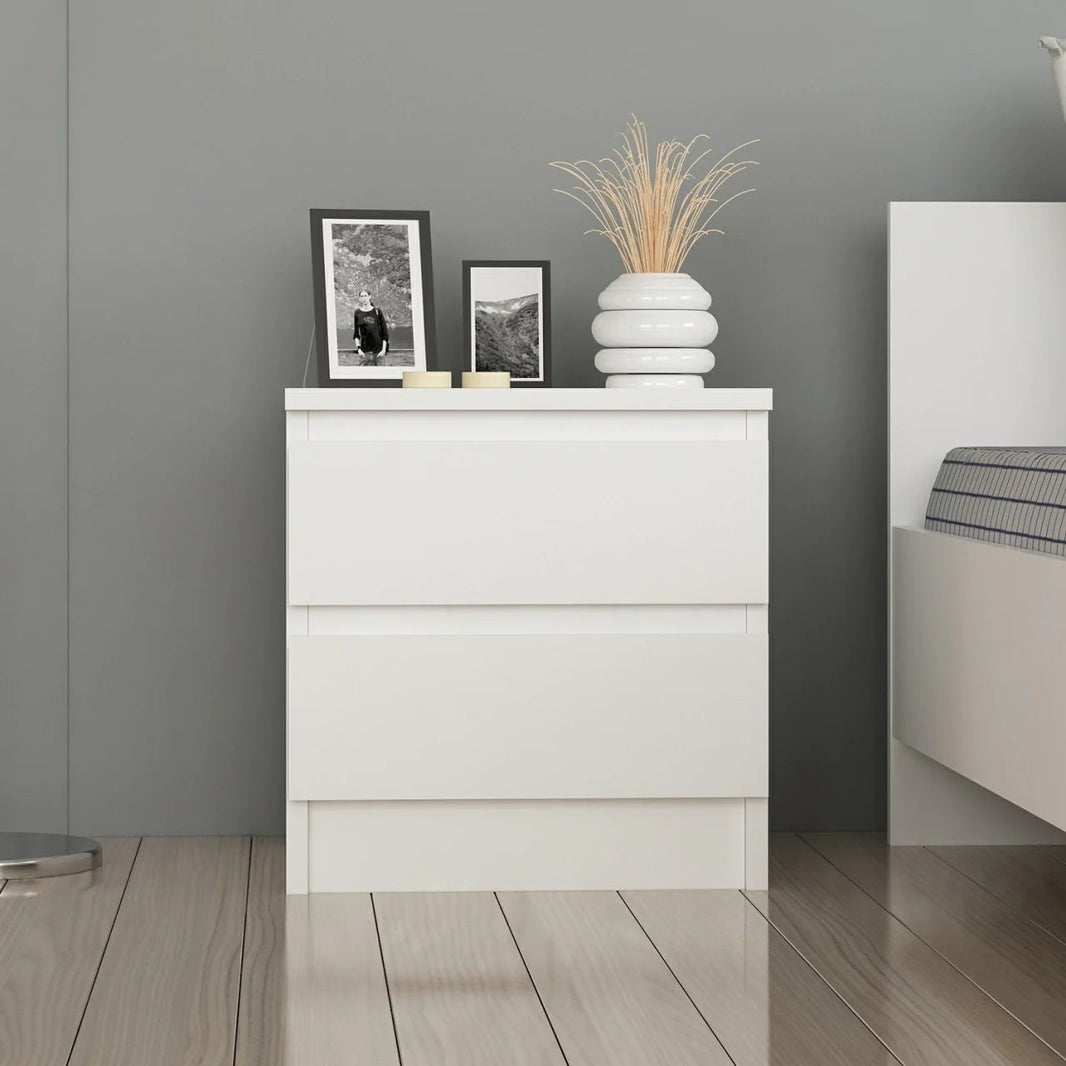 Stylish bedside commodes with practical storage drawers, perfect for ...