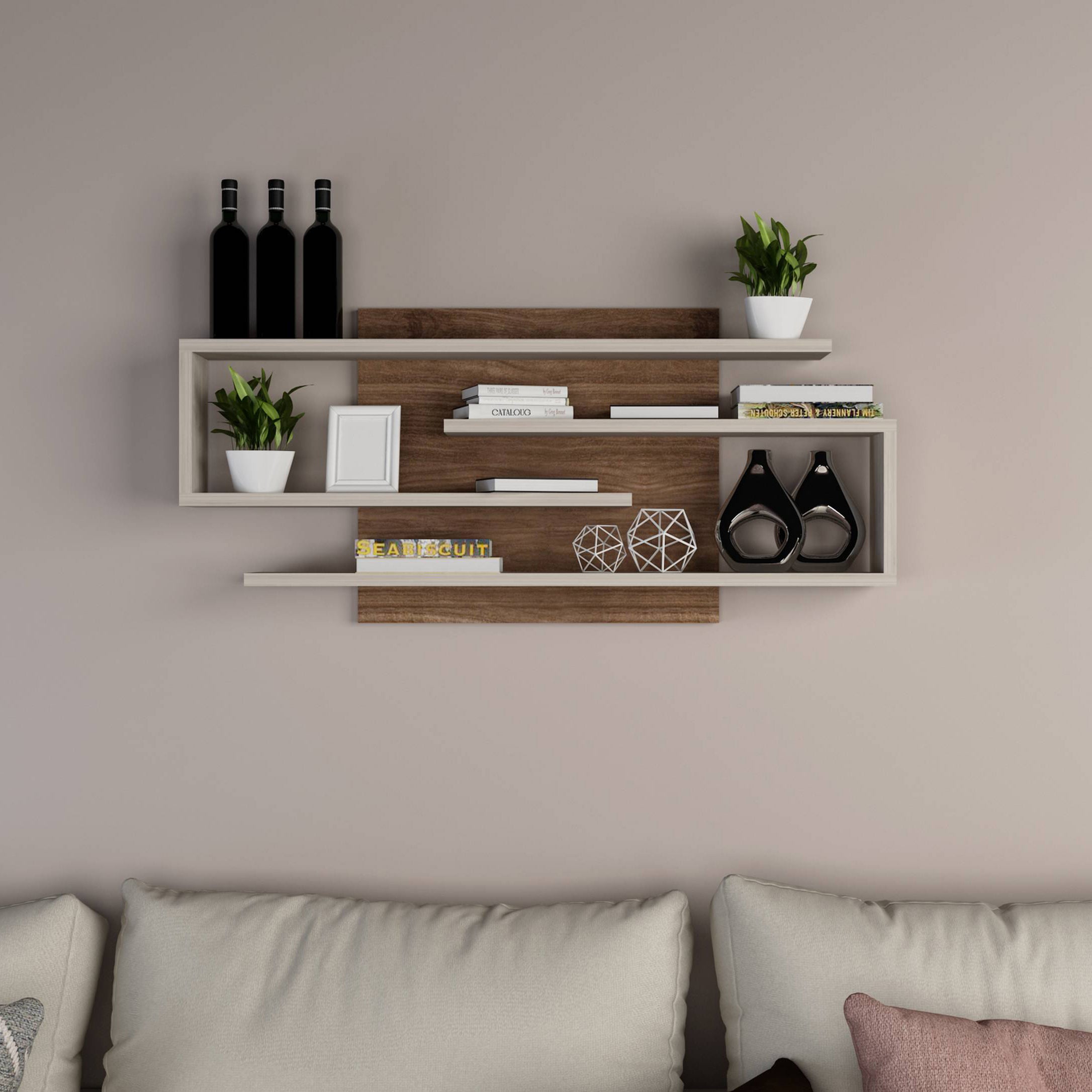 Decorative wall shelves 15×100 cm - LOG107 – Chic Homz