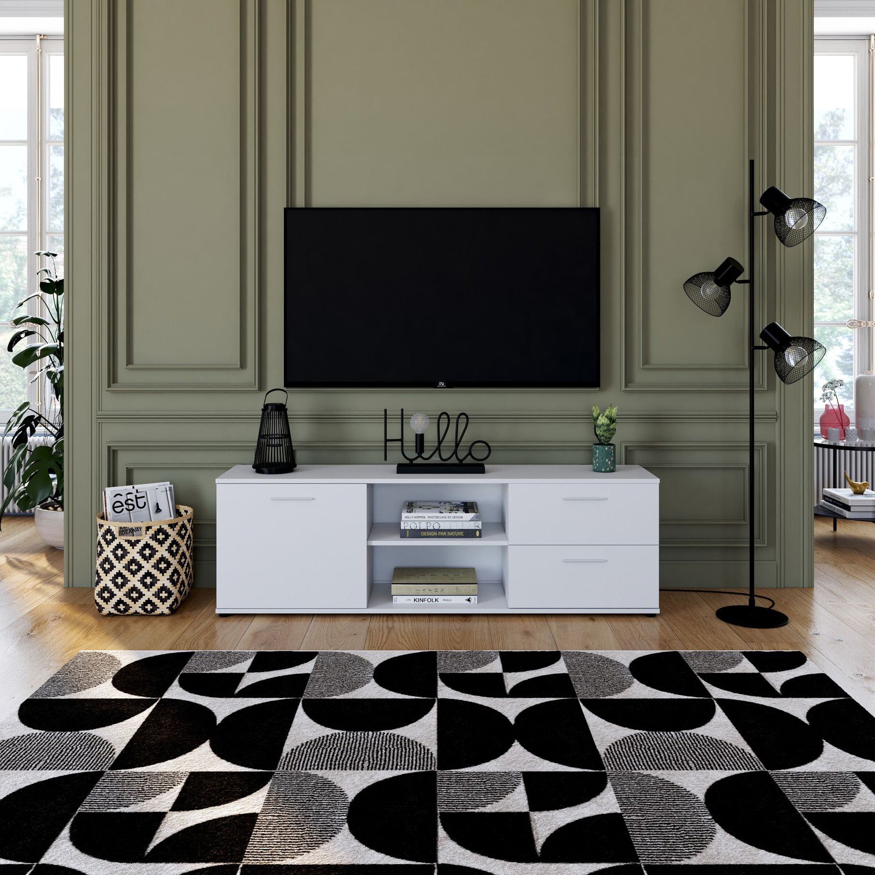 TV table 120x30cm - FAN577 – Chic Homz