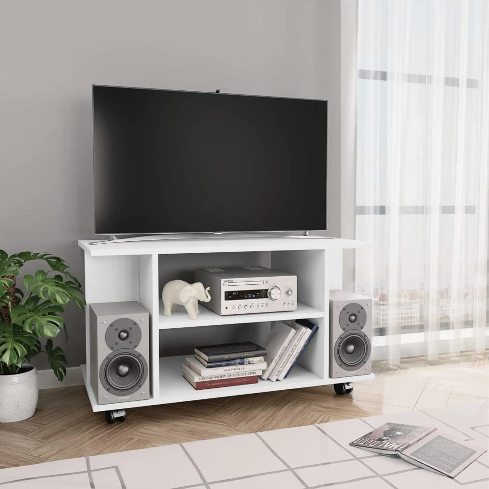 ترابيزة تليفزيون 90×36سم - FAN580 – Chic Homz