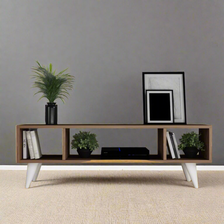 Shop modern TV tables with practical storage solutions for organizing ...