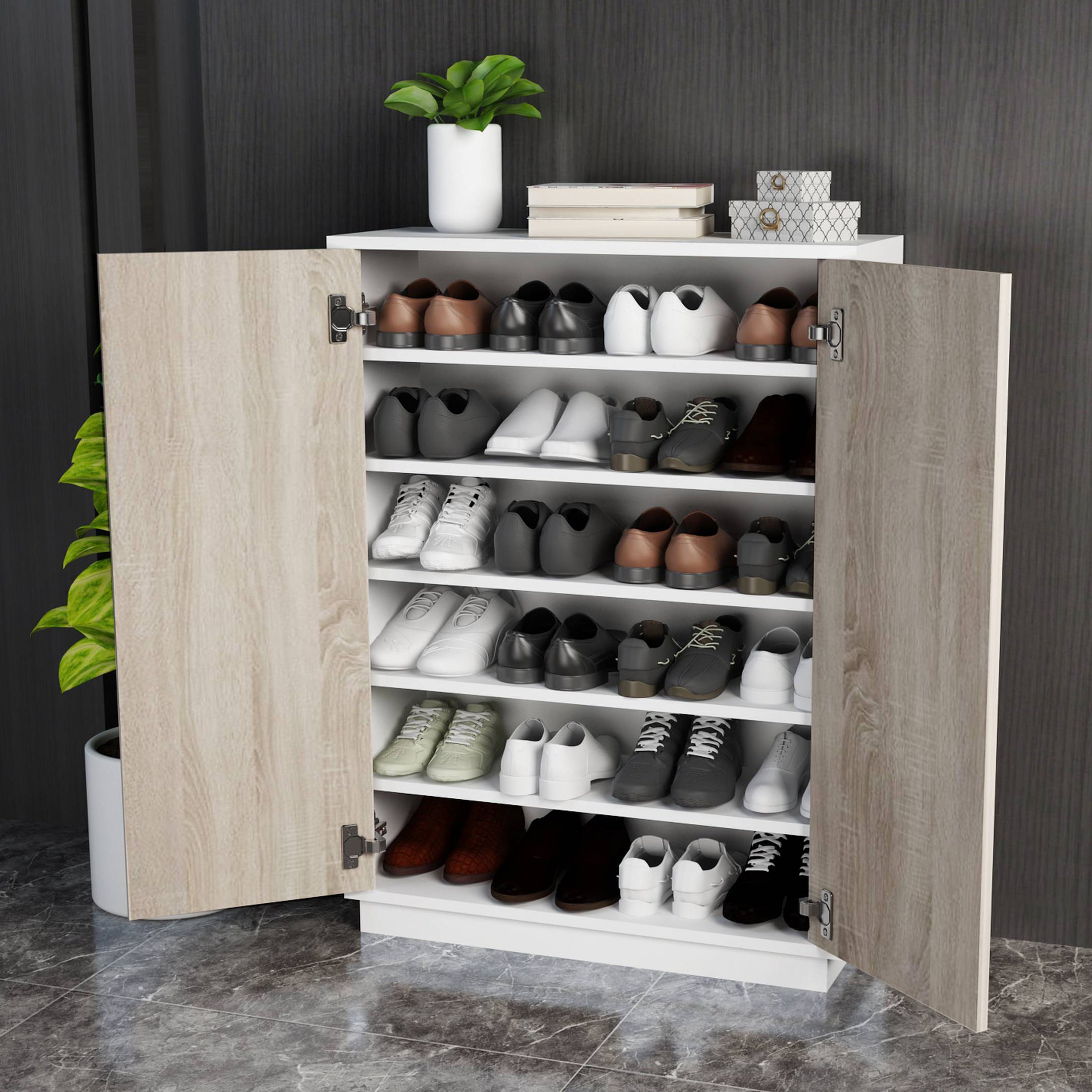 Shoe rack 40 x 80 cm - LOG615 – Chic Homz
