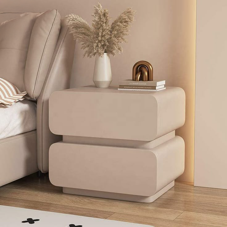 Stylish bedside commodes with practical storage drawers, perfect for ...