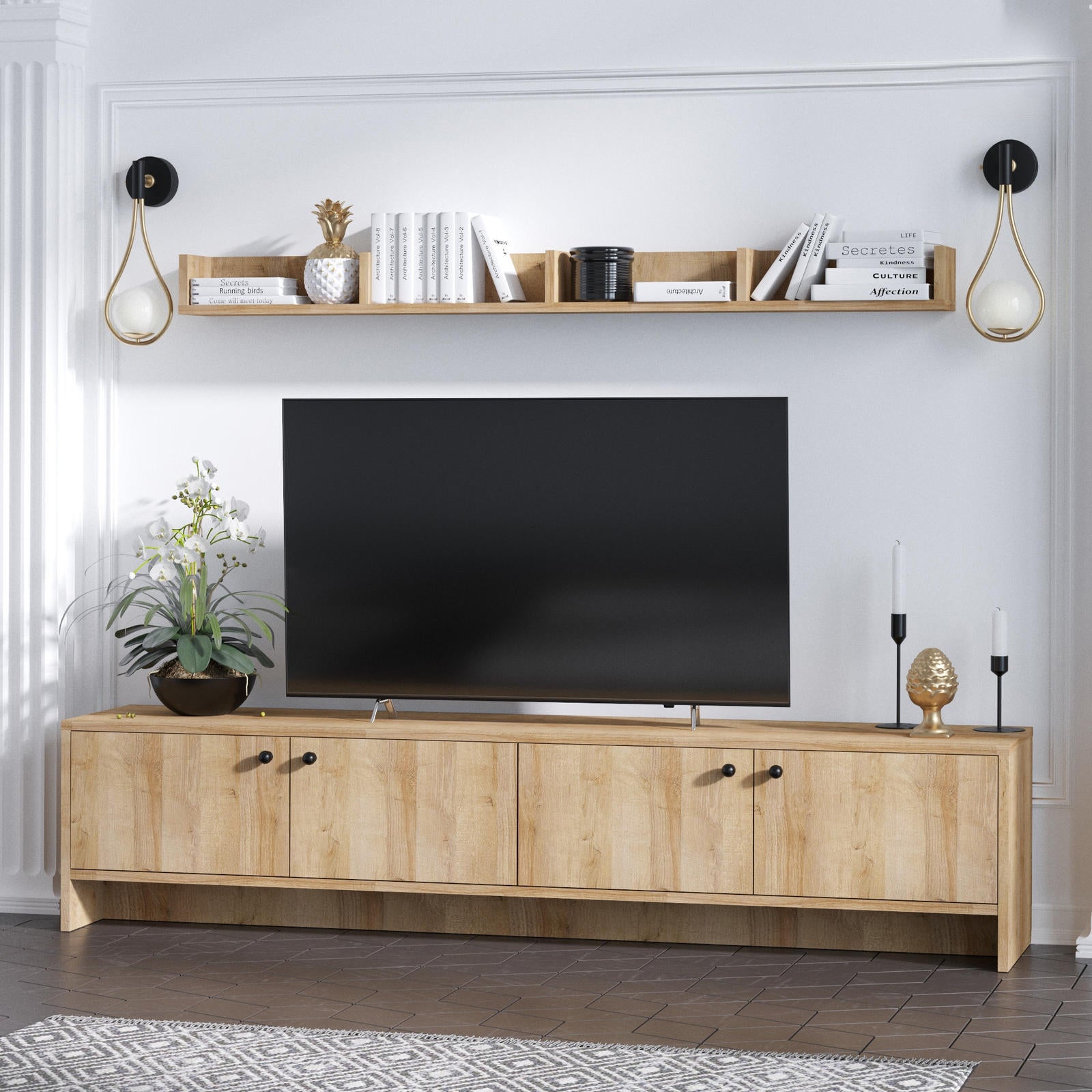 TV table 30×180 cm - LOG263 – Chic Homz